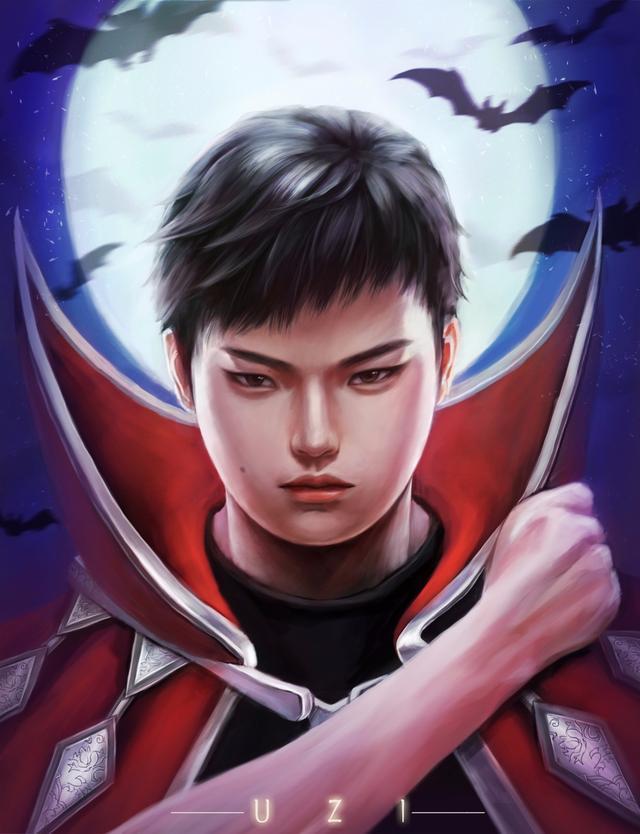 uzi和薇恩背影图片,uzi和vn背影的图片,uzi薇恩图片_大山谷图库